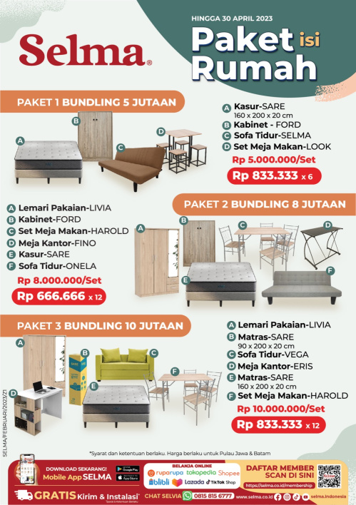 Promo Paket Isi Rumah Promo Paket Isi Rumah